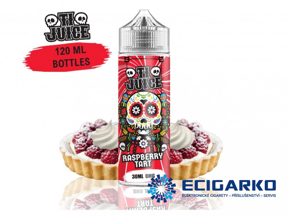 Ti Juice Shake and Vape 30/120ml Raspberry Tart | Ecigarko.cz