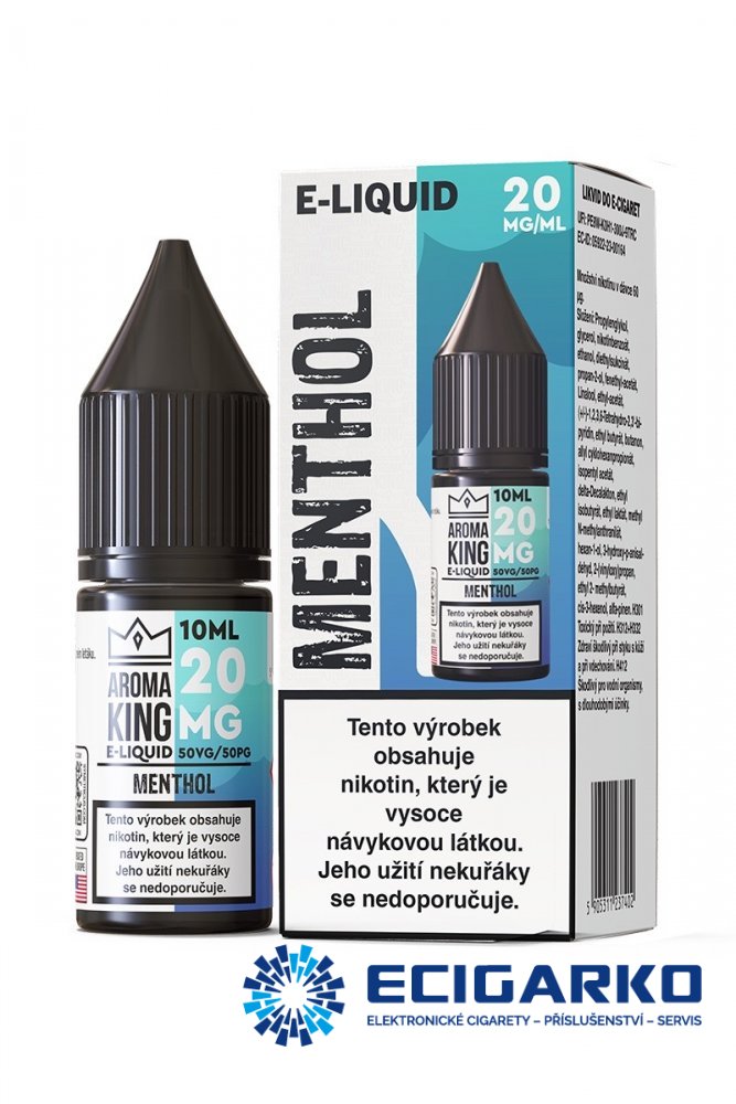 Aroma King SALT Menthol 10ml | Ecigarko.cz