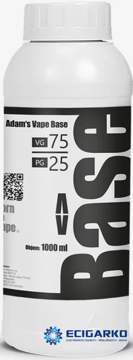 Adam's Vape Báze 1000ml VPG 25/75 0mg | Ecigarko.cz