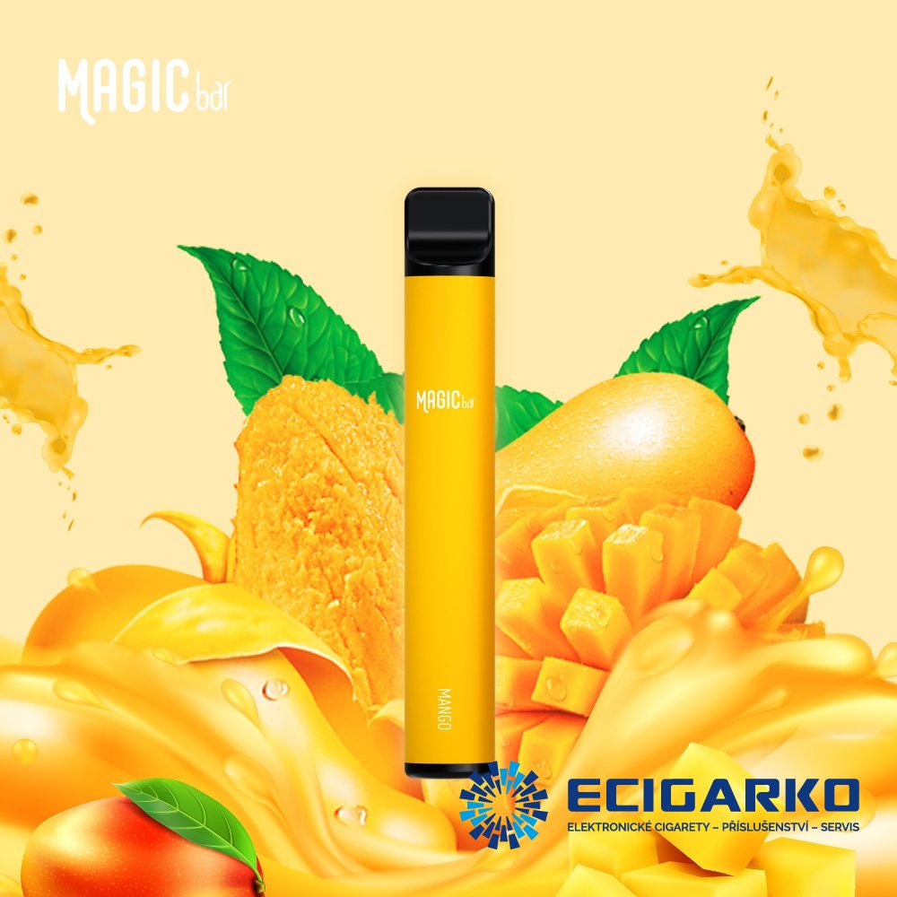 Magic Bar jednorázová e-cigareta Mango 20mg | Ecigarko.cz